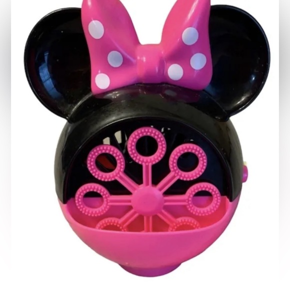 Disney | Toys | Disney Minnie Mouse Pink Bubble Machine For Girls Toy ...